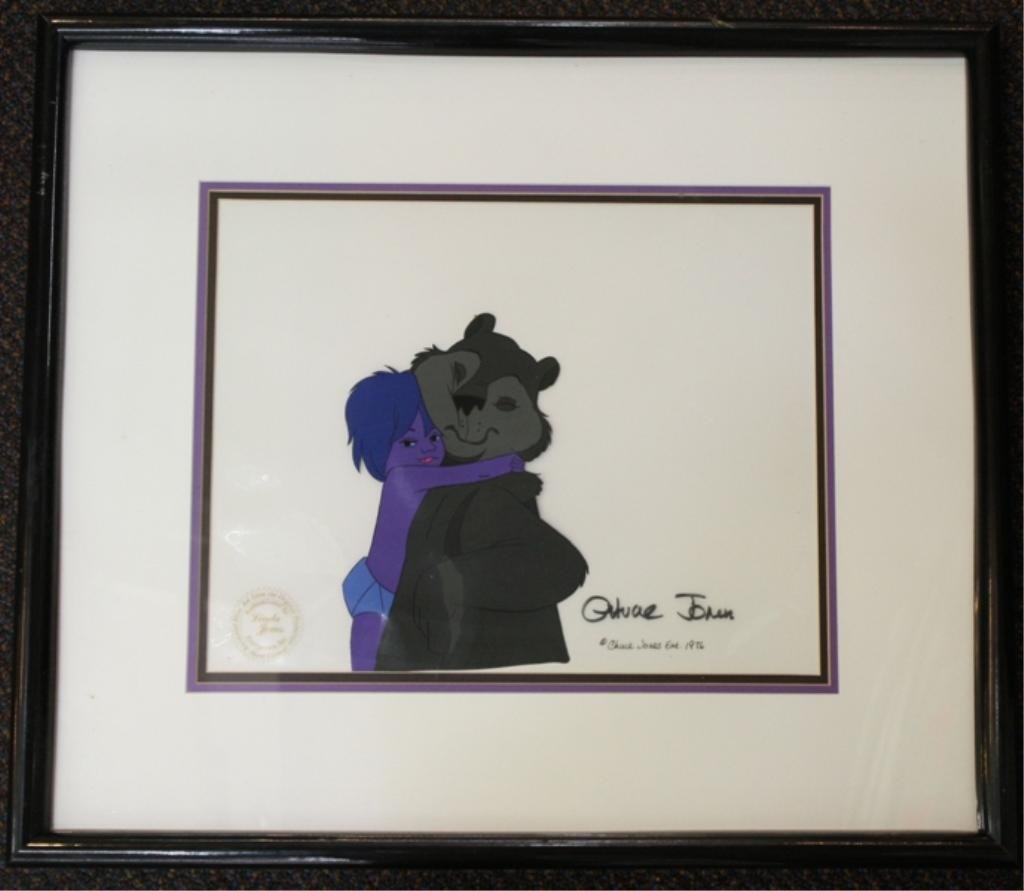 Chuck Jones "Mowgli Hugging Baloo" Animation Cel