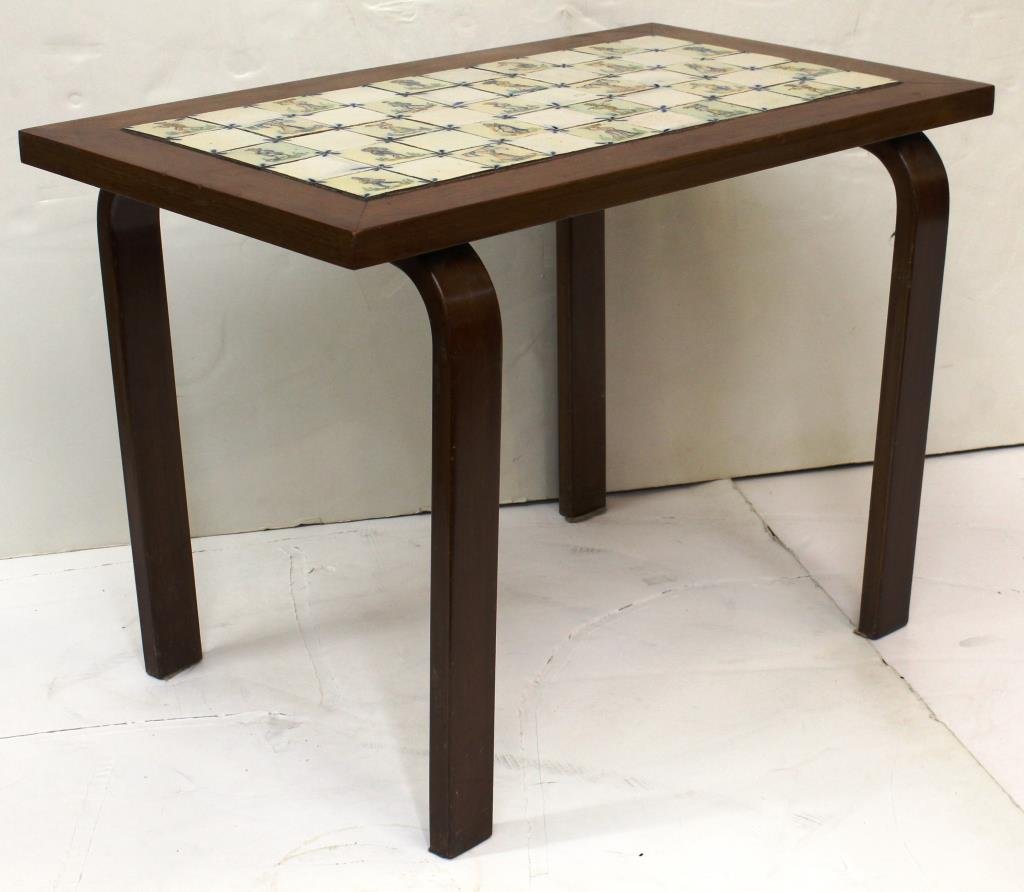 Danish Modern Tile Top Table