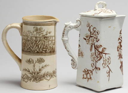 Till & Sons Transferware Pitcher, Circa