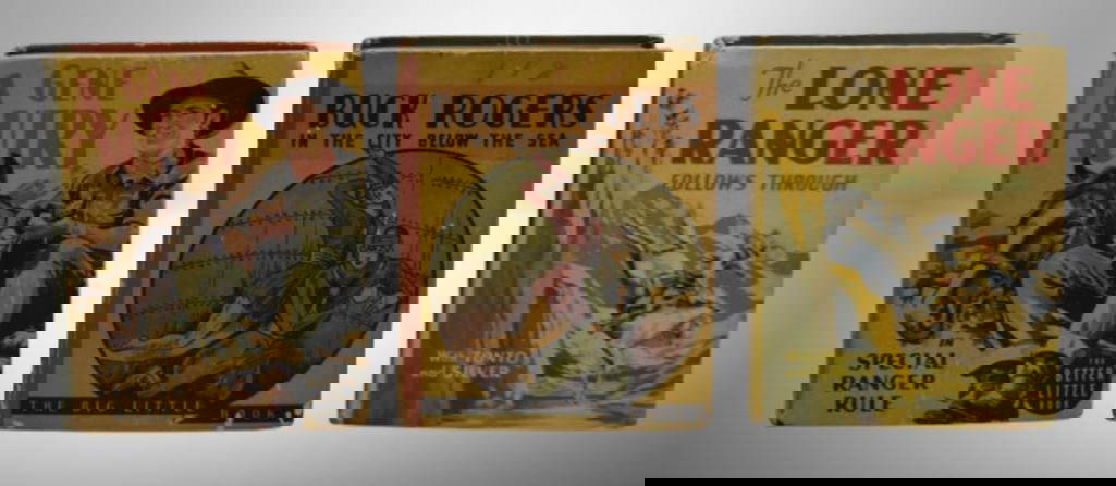 (3) Big Littlle Books: #765 Buck Rogers; #1456 Gene Autry; #1468 Lone ...