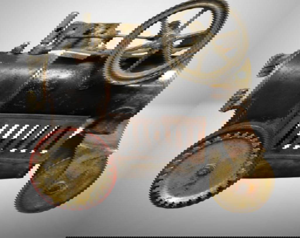 Mrkd. Weeden Toy Steam Engine Steam Roller, 7"l Auction