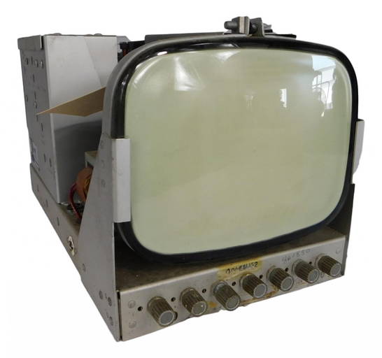 Apollo History Nasa Ground Control Television Monitor