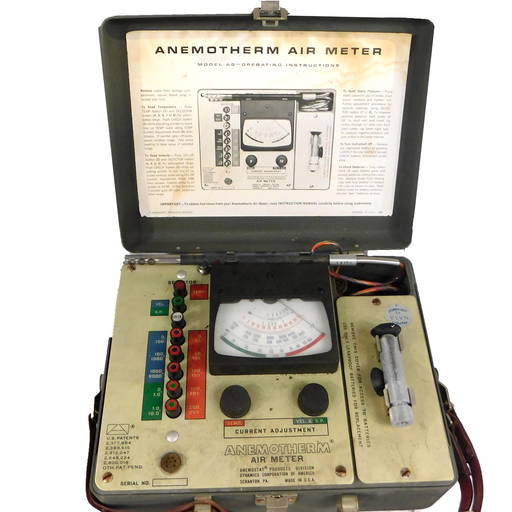 Nasa Apollo Anemotherm Air Meter