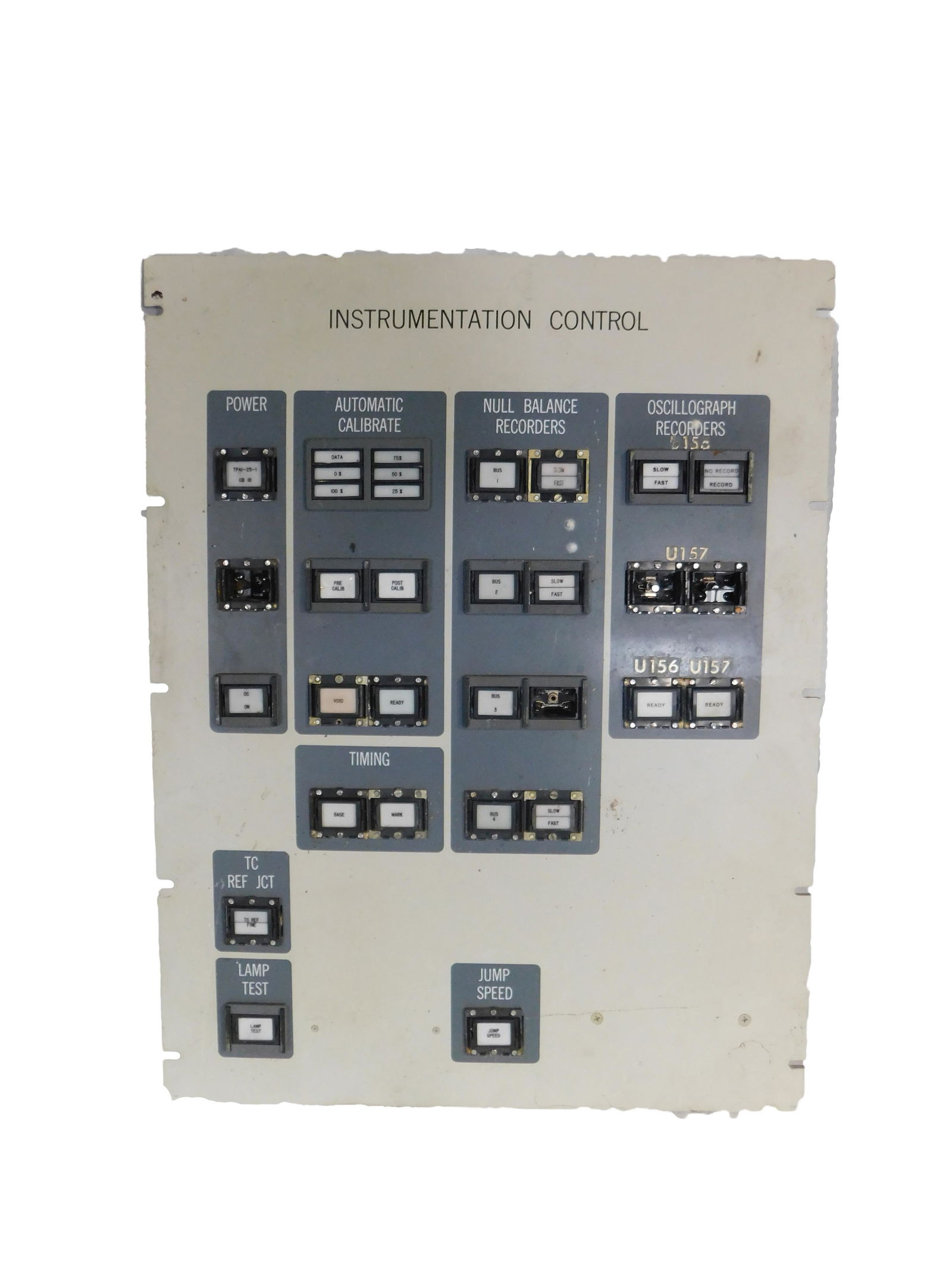 Nasa Apollo Instrumentation Control Panel