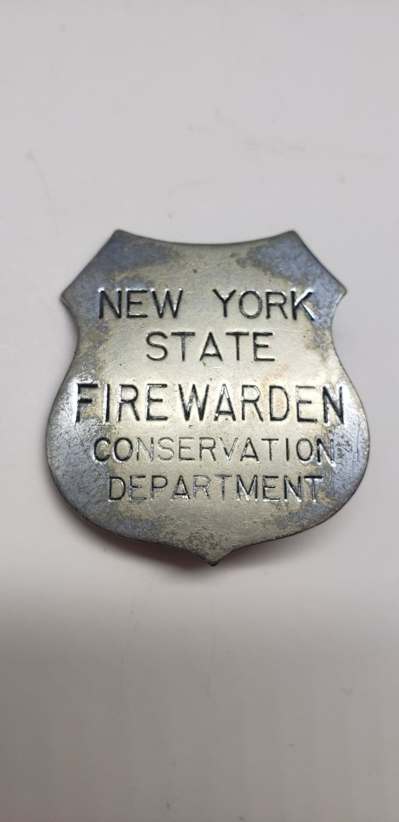 New York State Fire Warden Badge