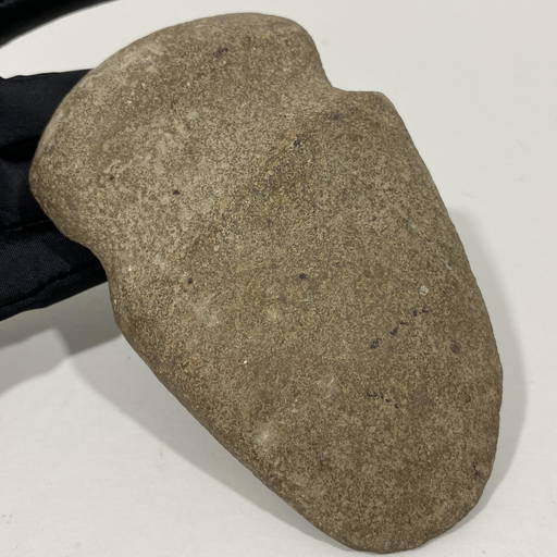 Pre Columbian Native American Indian Carved Stone Hand Axe Tool