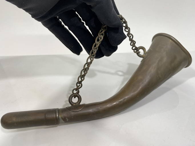 Vintage Brass French Hunting Horn