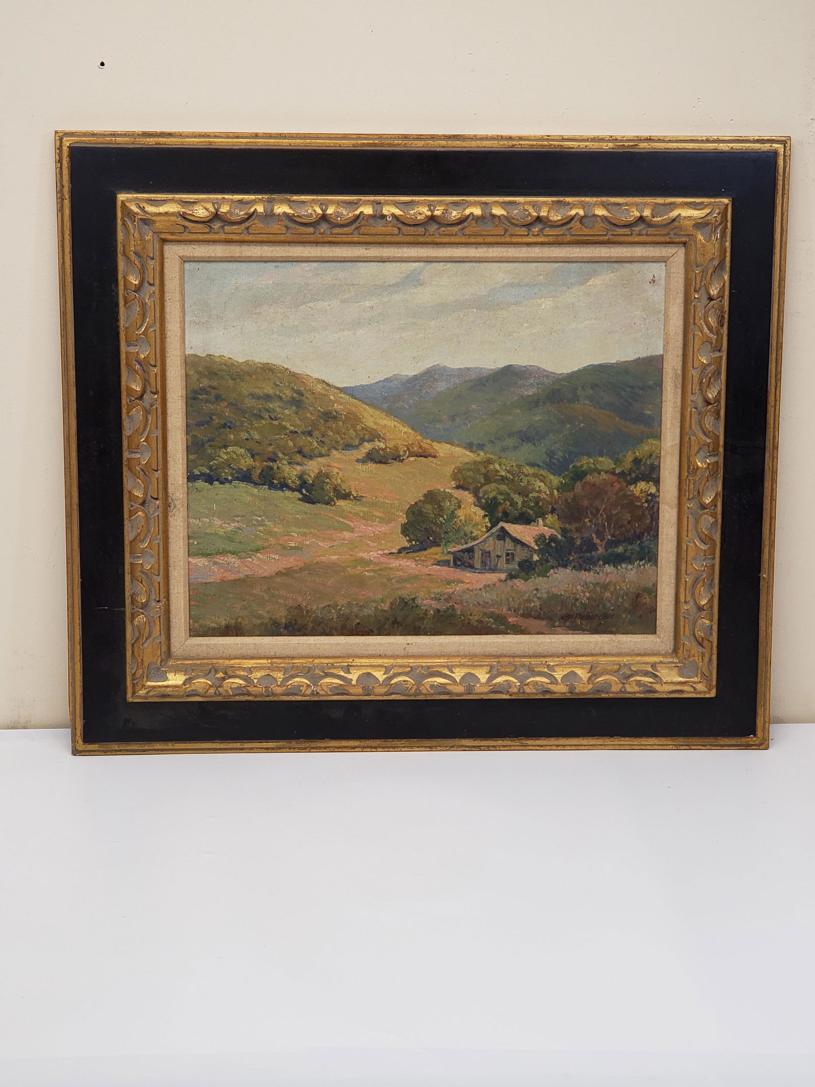 George Wallace Olson Oil On Canvas