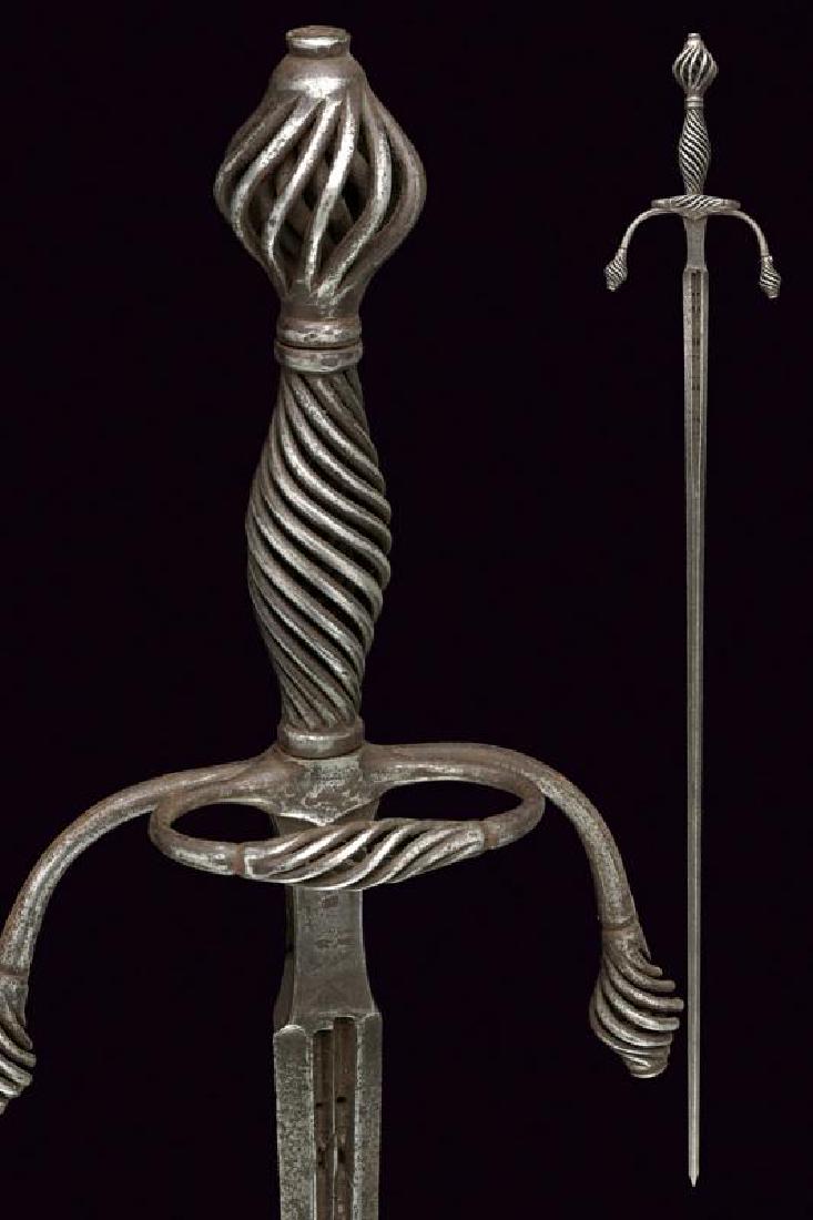 An interesting sword with pierced blade