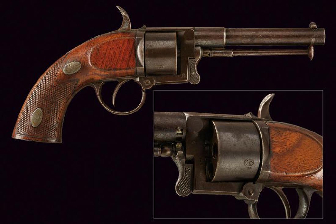 A rare breech loading Devisme revolver