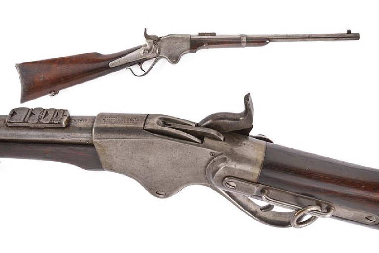An 1865 Model Spencer Breech Loading Carbine