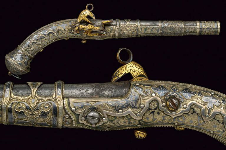 An elegant nielloed and gilded flintlock gun - Sep 14, 2019 | Czerny's ...