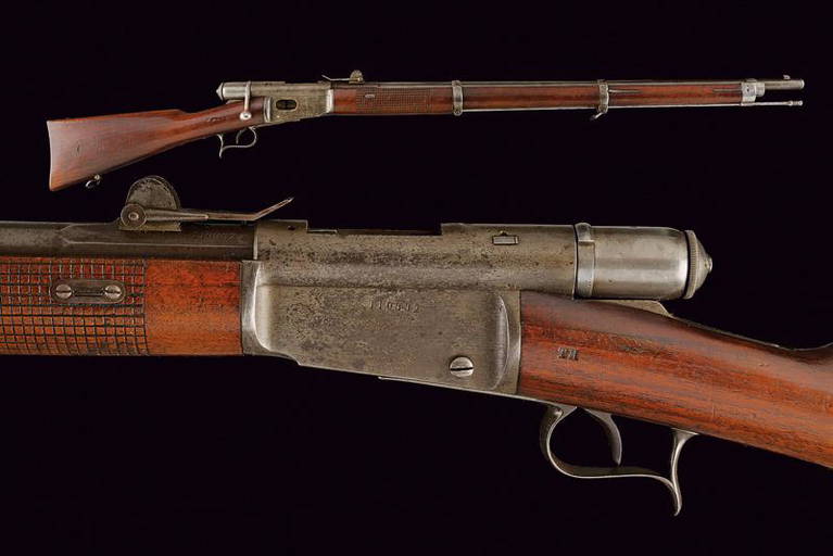 A Bolt Action 1871 Model Vetterli Rifle