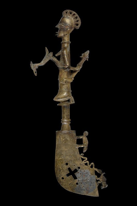 56: A "Ogboni" ritual sword of the Ogun cult