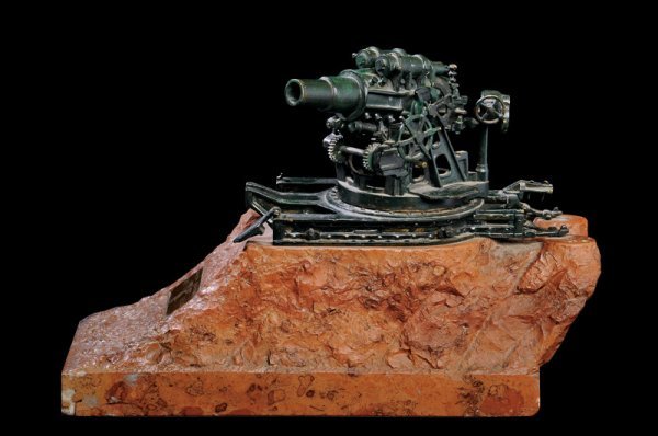 A Model Of The Skoda 30,5 Cm Mortar