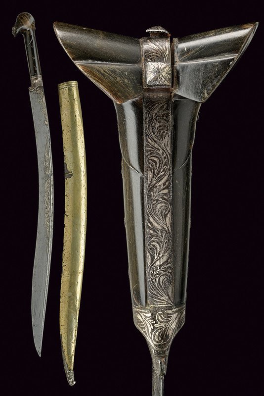 A yatagan with scabbard