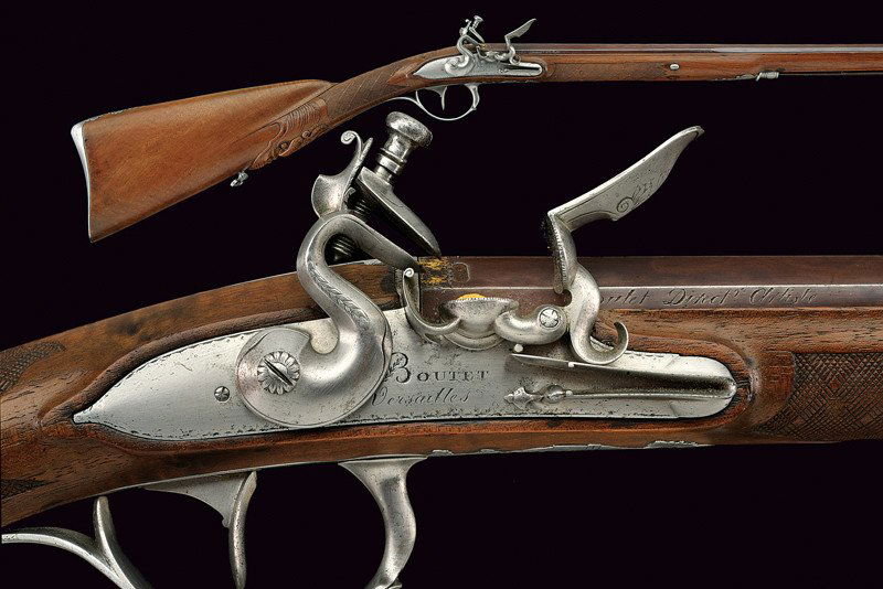 A Fine Flintlock Gun By Boutet