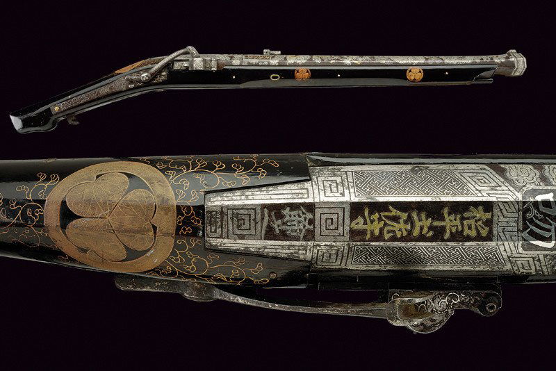 An exceptional luxury matchlock teppo with Tokugawa mon - Sep 19, 2015 ...