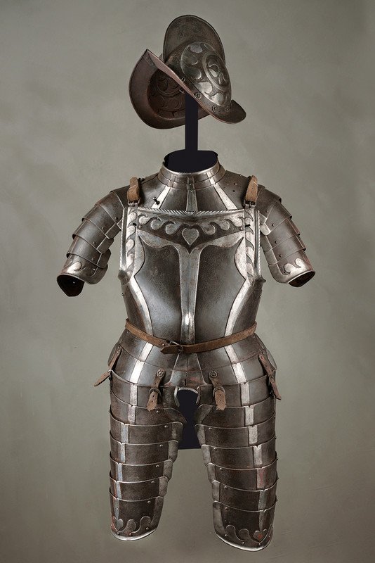 A Black And White Armour