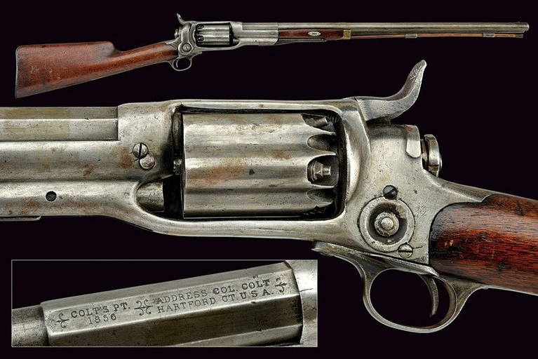 A Colt Model 1855 Revolving Carbine