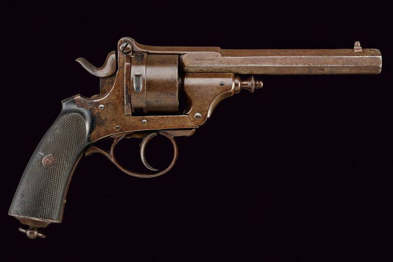 A Centerfire Warnant Revolver, Dating: 1875 1890,