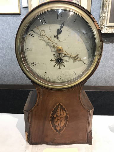 Unusual Early Clock By Samuel Thorp, C.1820