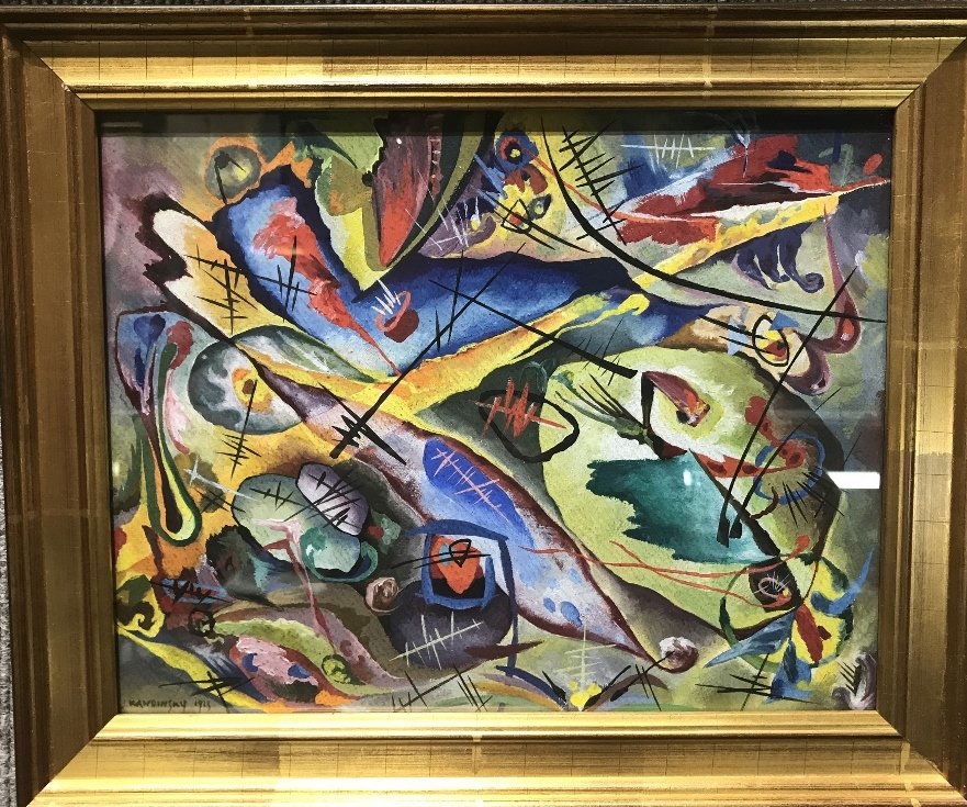 Gouache signed:"Kandinsky 1913"