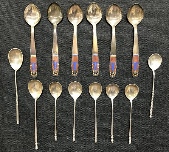 Fourteen Russian Spoons, 11 T. Oz
