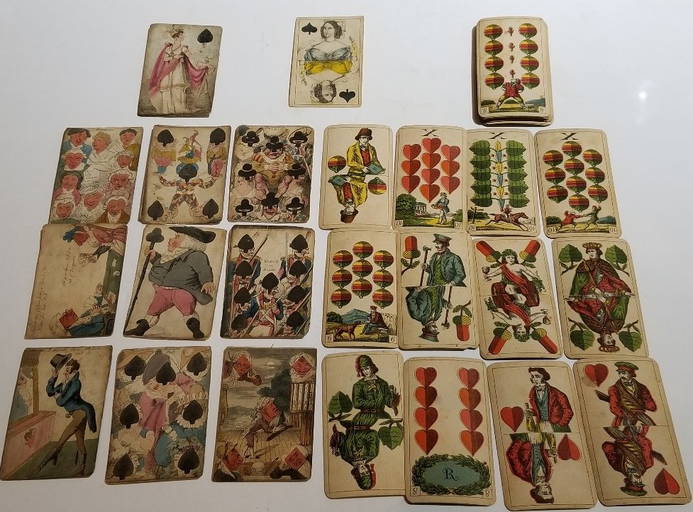 Early Playing Cards(2 Decks) And One More