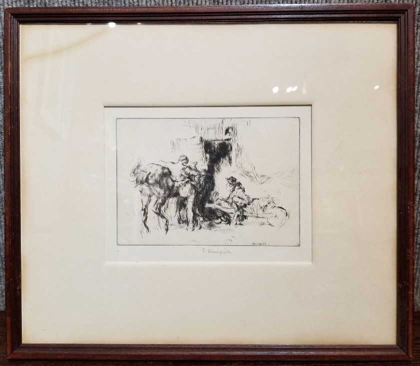 Etching By Edmund Blampied