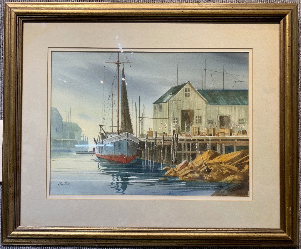 Watercolor of seaport by Allen Ulmer - Jul 14, 2019 | David Killen ...