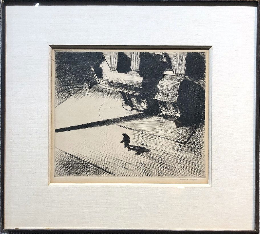 Edward Hopper etching Night Shadows 1921 - Oct 13, 2019 | David Killen ...