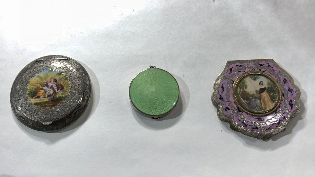 Three sterling silver enamel compacts - Jan 12, 2020 | David Killen ...