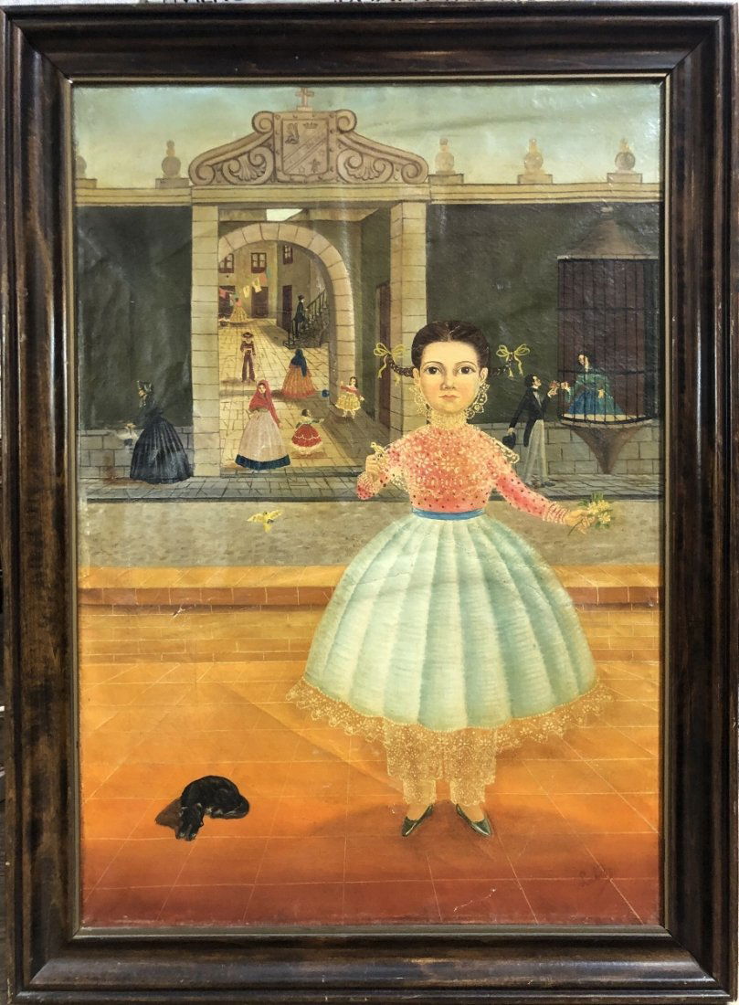 Painting of girl by Agapito Labios(Mexican,early 20th) - Jan 12, 2020 ...