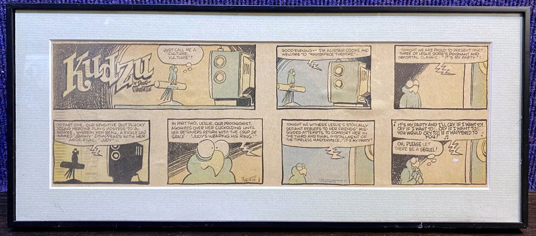 Kudzu Comic Strip Mentioning Lesley Gore