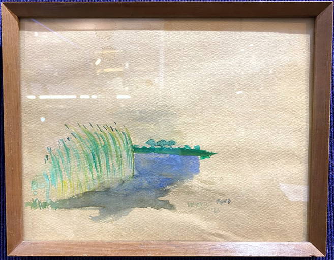 Watercolor Of Hummock Pond, Nantucket, D1966