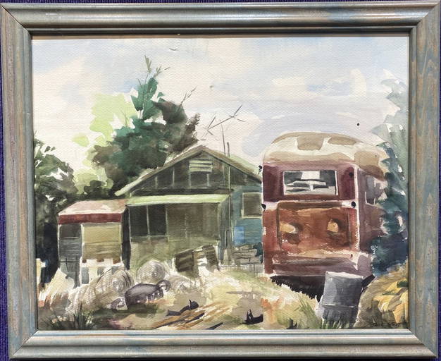 Watercolor of yard in Calif by Jack Stout - Sep 18, 2022 | David Killen ...