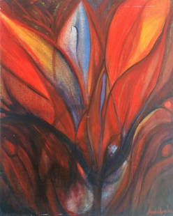 Abstract Modern Surrealism Latin American Art Gacy Coa