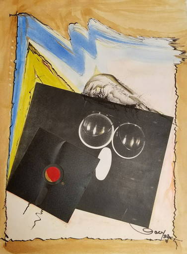 Abstract Modern Surrealism Latin American Art Gacy Coa