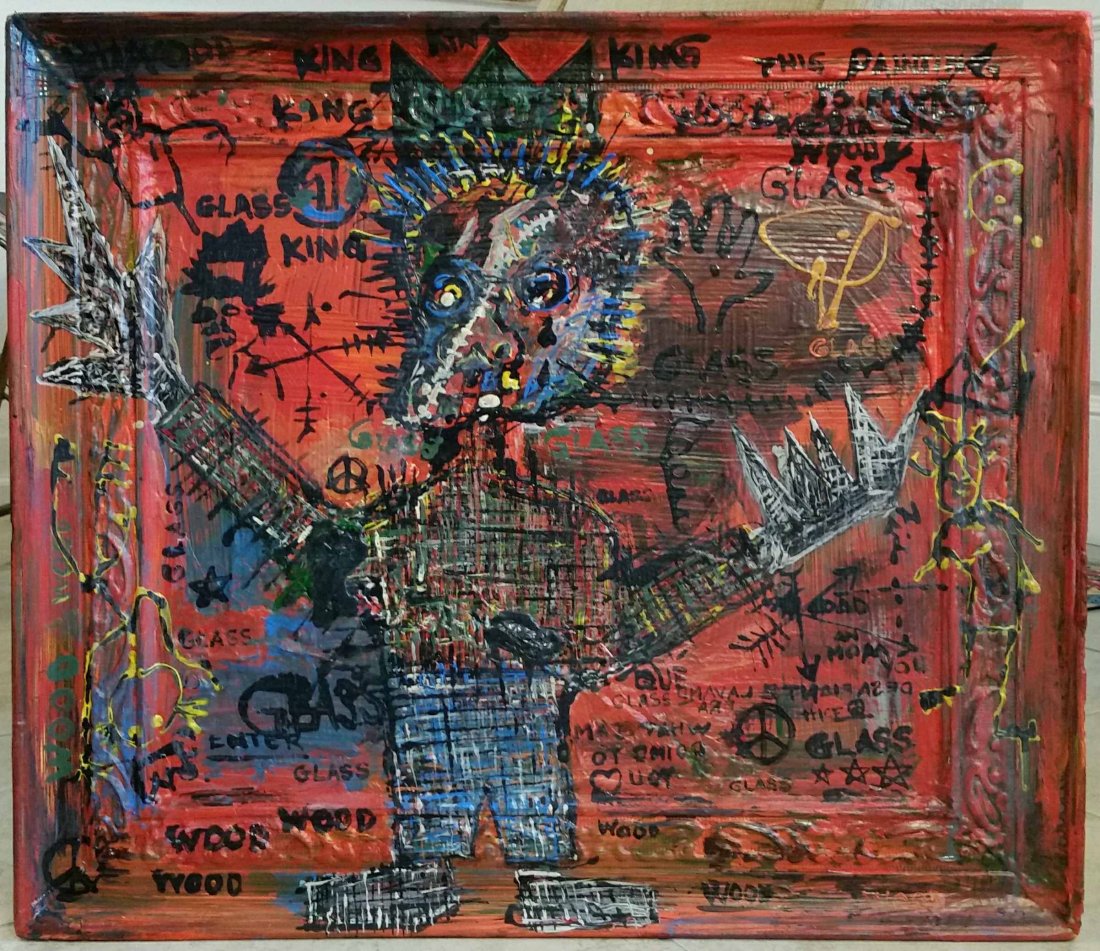 Jean Michel Basquiat Painting Abstract Expressionism