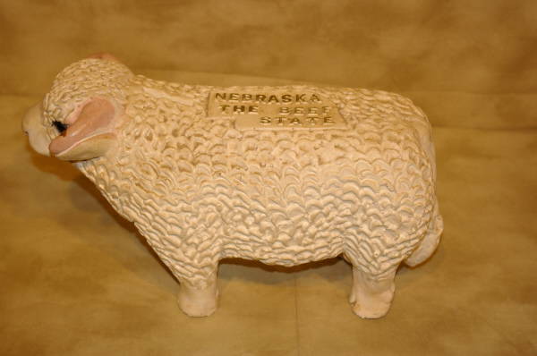 Chalkware Nebraska Bull Bank