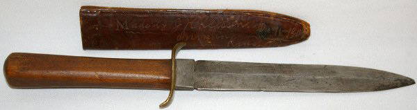 Vintage Double Edged Bowie Knife