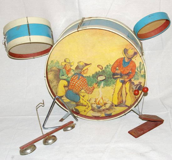 Children's Cowboy Drum Set
