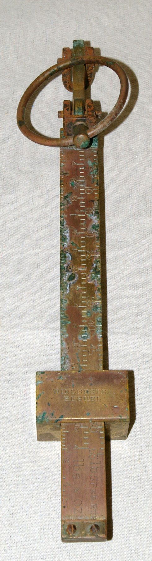 728: Winchester Brass Bushel Scale