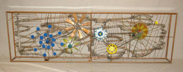 Large Magic Marble Kinetic Sculpture Stan Bennett