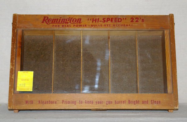 Vintage Remington .22 Ammo Display Case