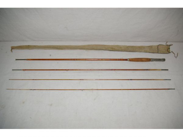 1490B: Antique Montague Bamboo Fly Rod