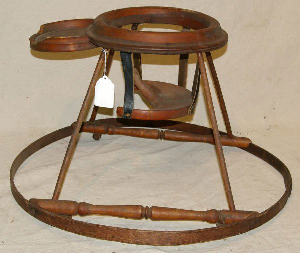 187: Antique 19th Century American Baby Walker