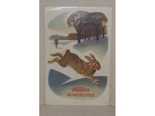 29: 1955 Winchester Gun Advertising Poster