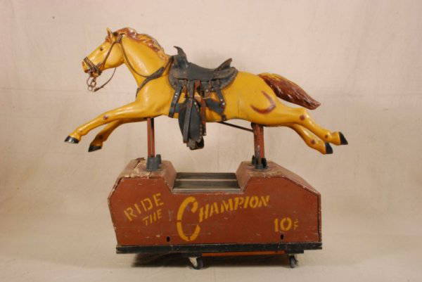 Coin Op Mechanical Horse Ride The Champion""